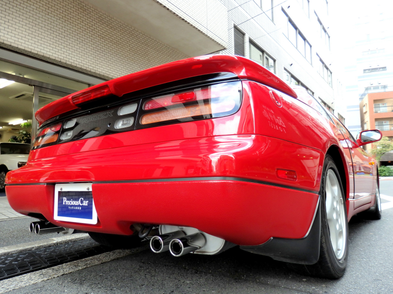 Z32 300ZX 2seat T-BarRoof Red 4AT ABS LSD FullAERO 16AW 入庫。