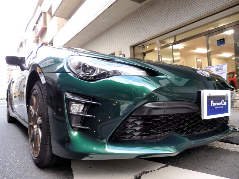 TOYOTA 86 GT British-Green Limited HighPerformancePackage 6AT 入庫。